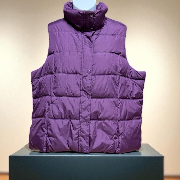 Old Navy | Jackets & Coats | Old Navy Purple Puffer Vest Xxl Easy ...